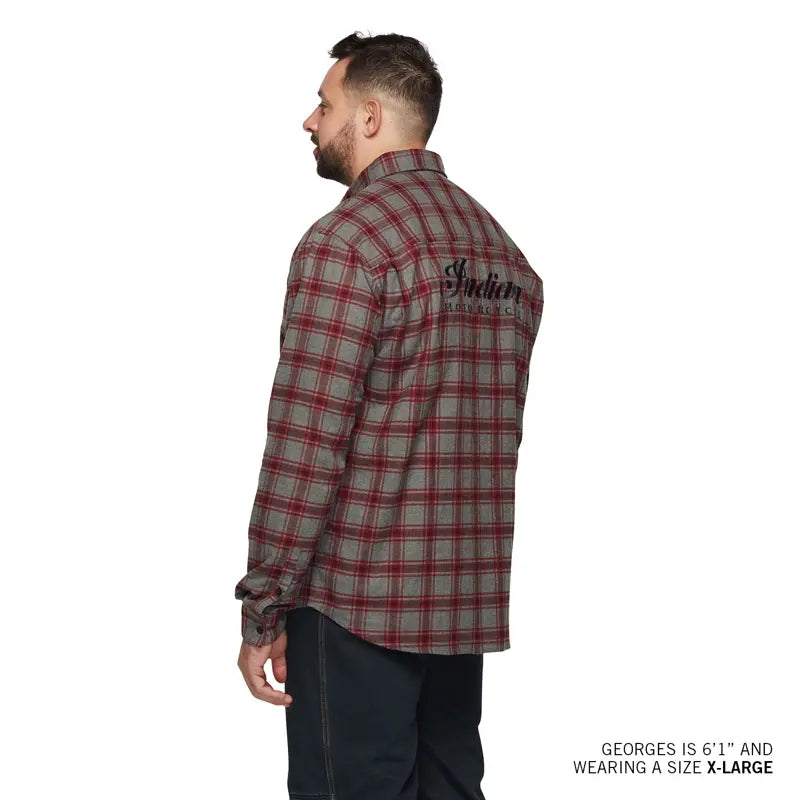 Men's Phoenix Plaid Shirt - Gray – Indian Motorcycle Australia
