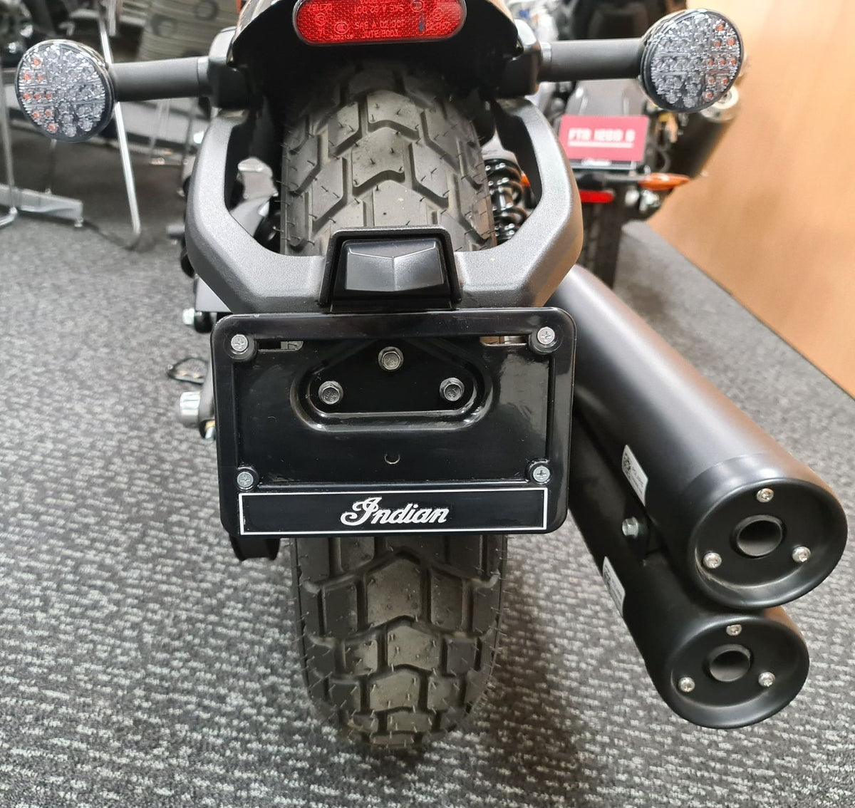 Indian Plastic Number Plate Surround -Black – Indian Motorcycle Australia